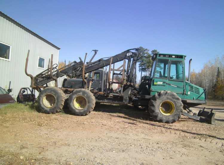 Timberjack 1010 6 Wheel Forwarder | Minnesota | Forestry Equipment Sales