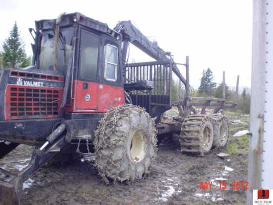 Valmet 546 6 Wheeled Forwarder | Minnesota | Forestry Equipment Sales